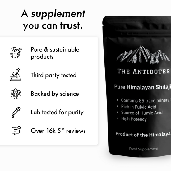 100% Pure Black Himalayan Shilajit (Gold Grade) – The Antidotes